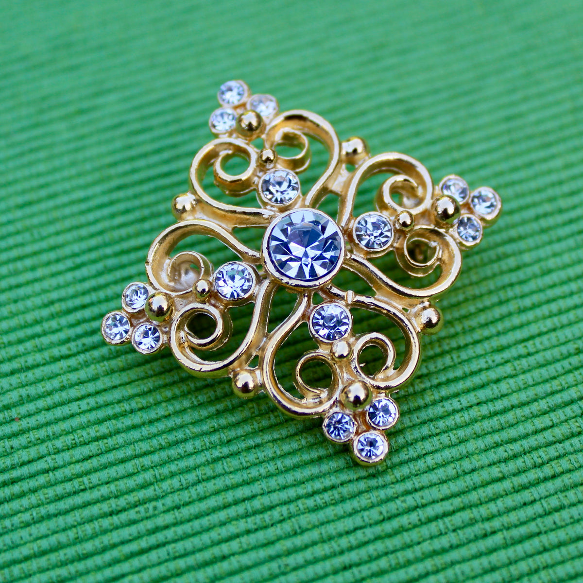 Square Gold Gothic Brooch – Audra's Brooches